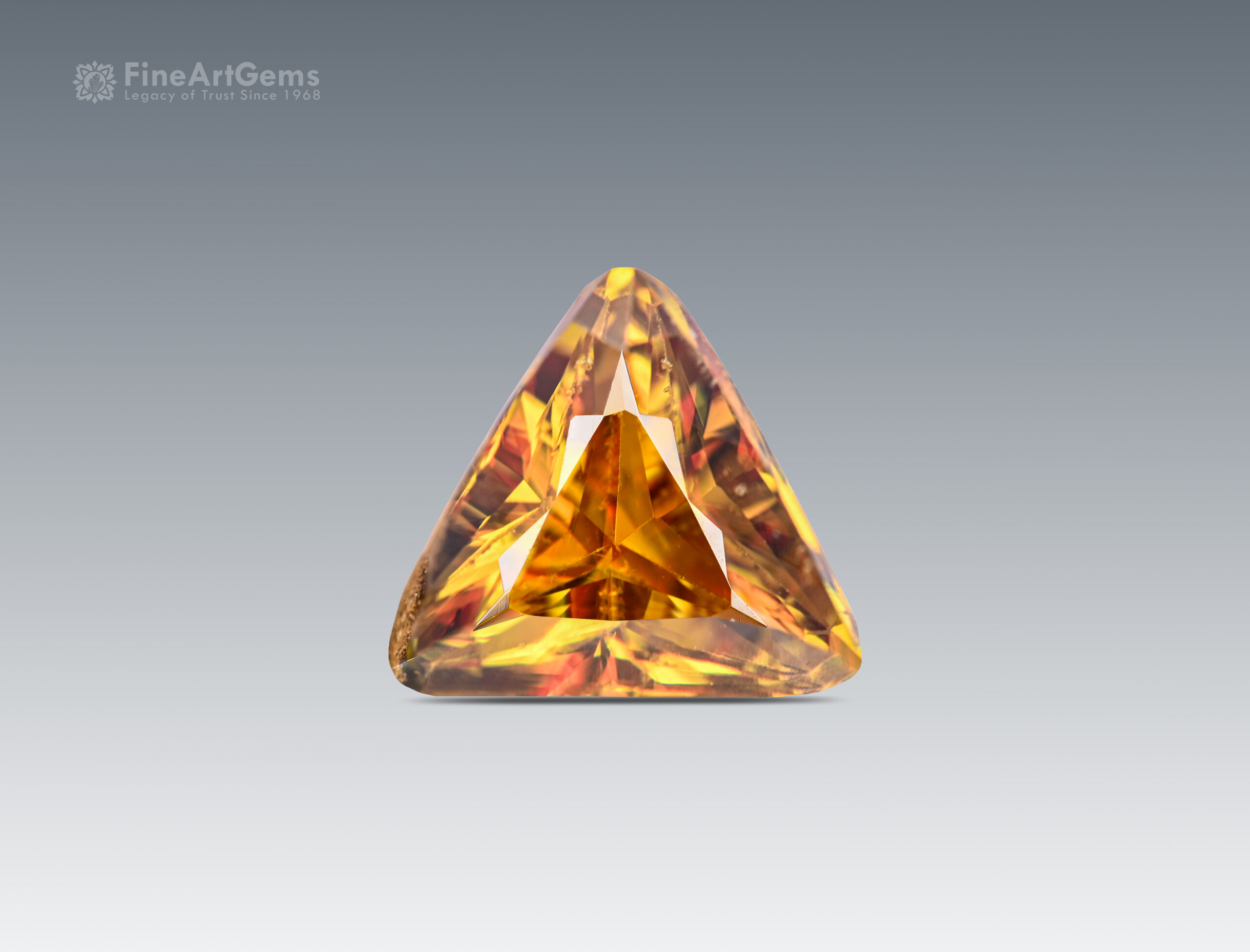 2.20 Carat Trilliant Cut Sphene (Titanite) from Pakistan - S2-Y20 ...