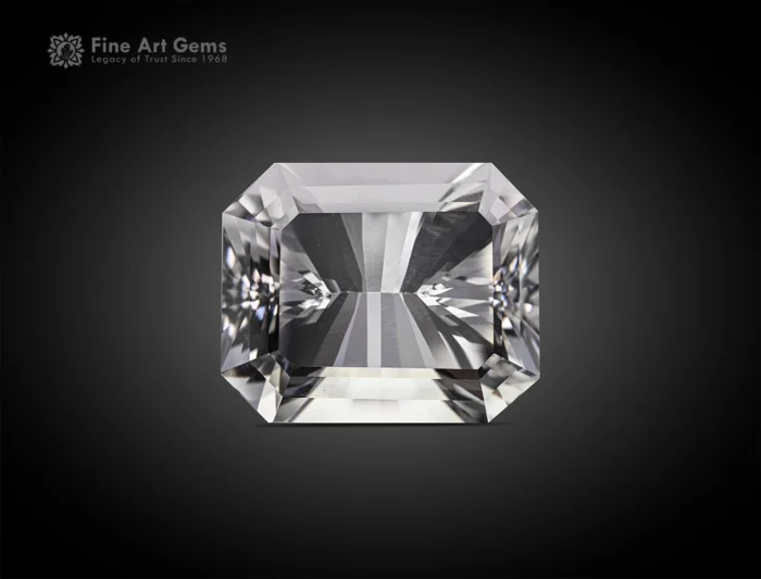 80 Carat Quartz with Emerald Cut - Pakistan - Q1-16 - Fine Art Gems